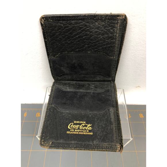 Coca Cola | Accessories | Rare Vintage Cocacola Leather Wallet | Poshmark